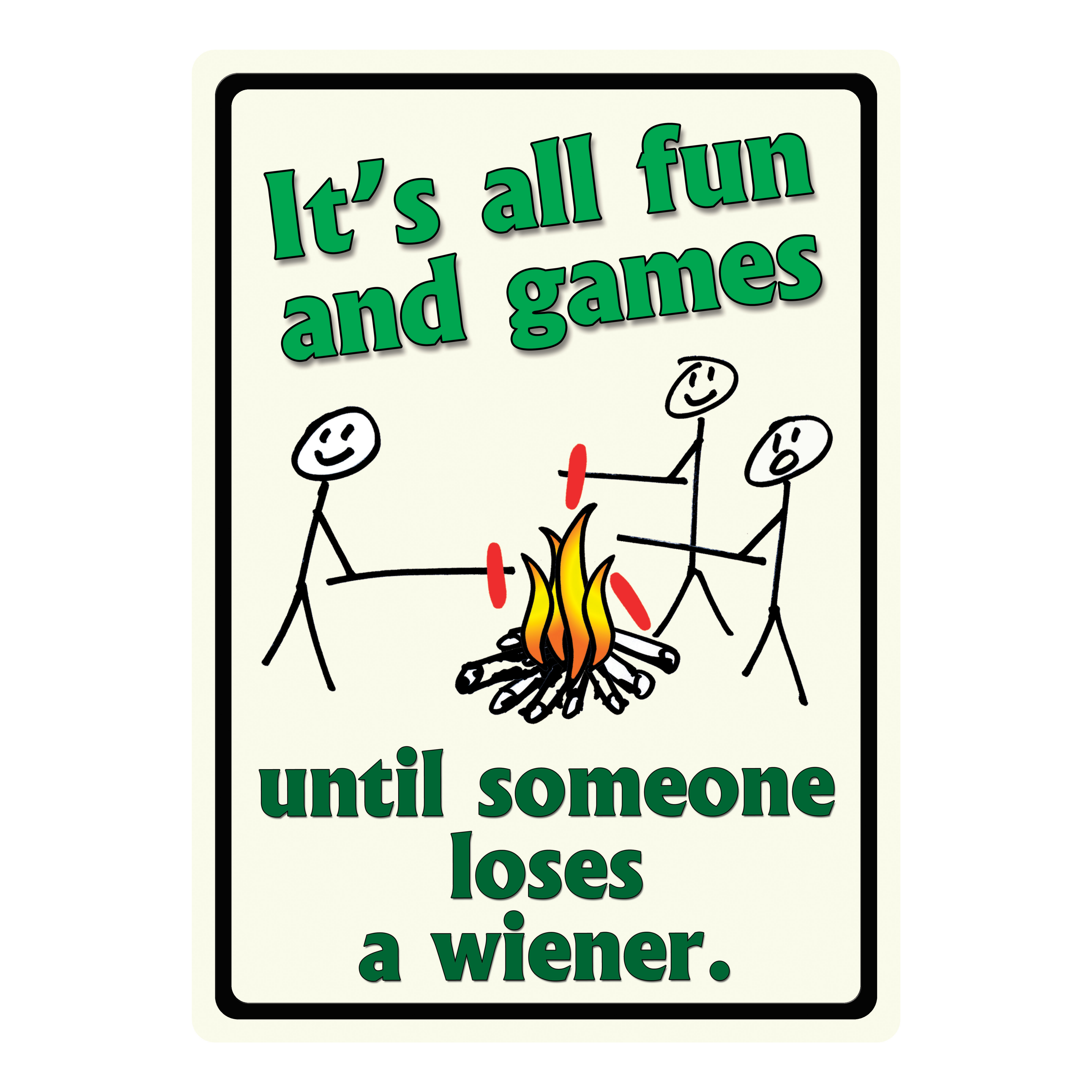 River's Edge It's All Fun and Games Tin Sign | Bass Pro Shops